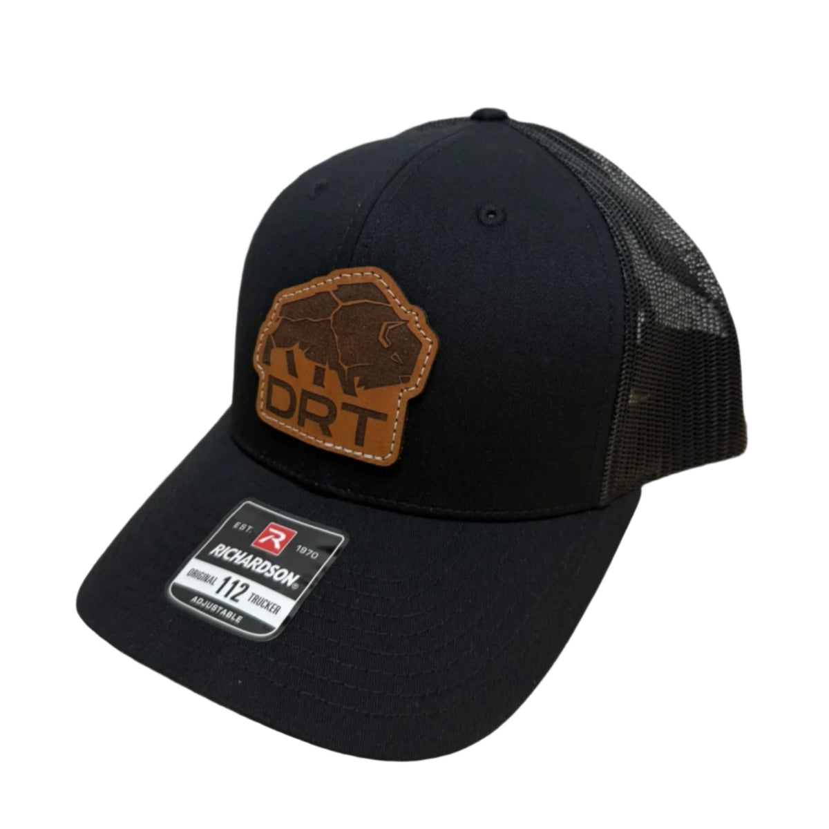 DRT Logo Leather Patch Hat